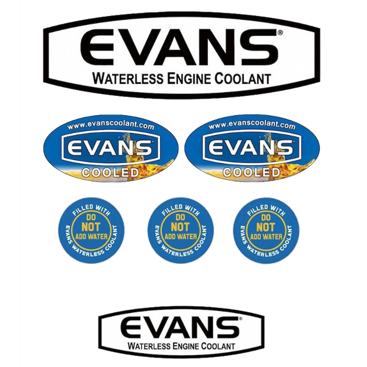 EVANS HIGH PERFORMANCE DECALS