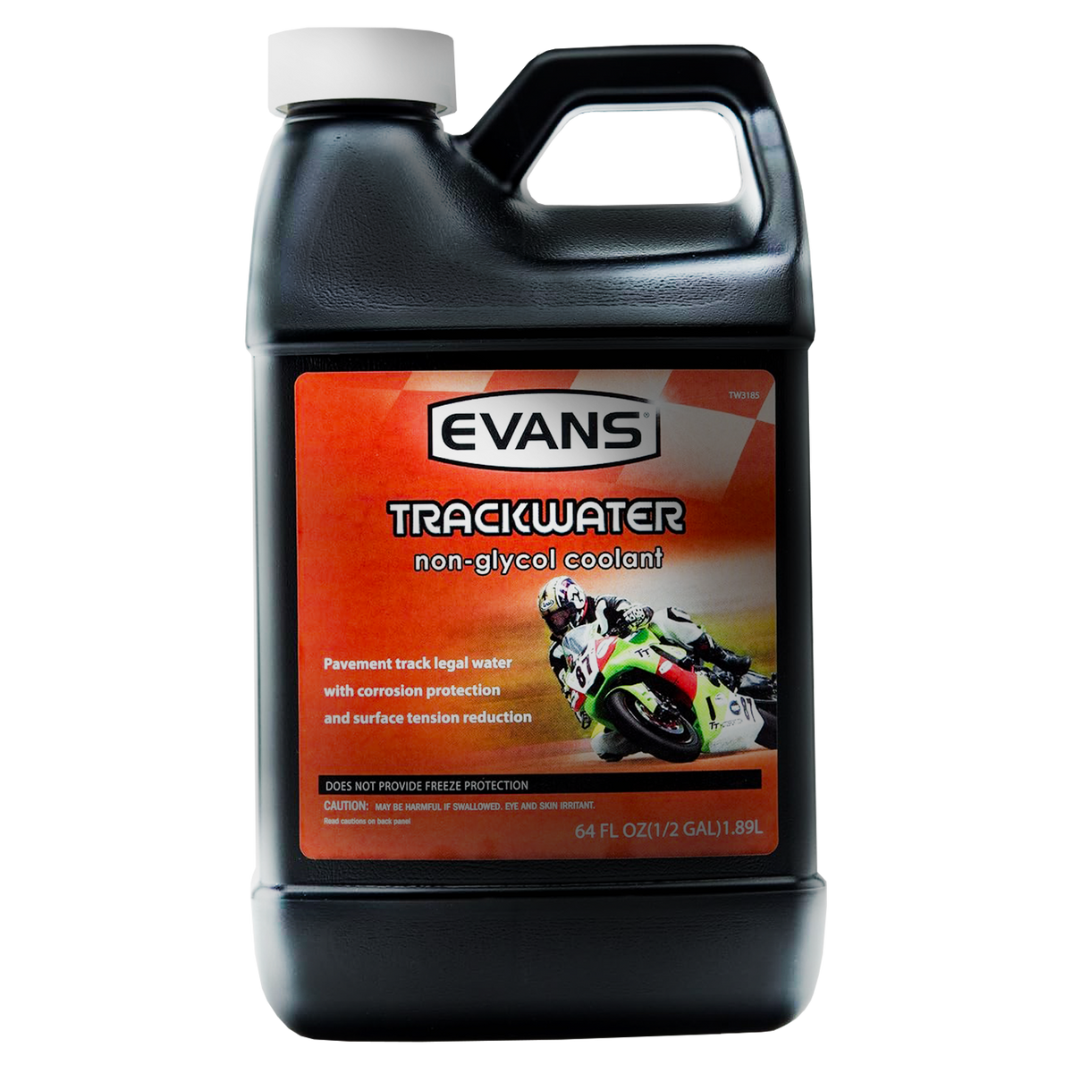 EVANS EXCLUSIVE TRACKWATER NON GLYCOL COOLANT (1/2 Gallon)